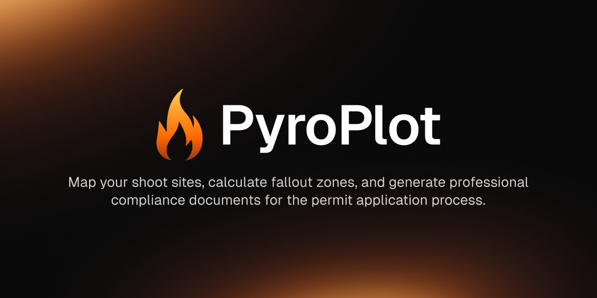 Pyro Plot — Firework Site Plans & ATF-Compliant Inventory